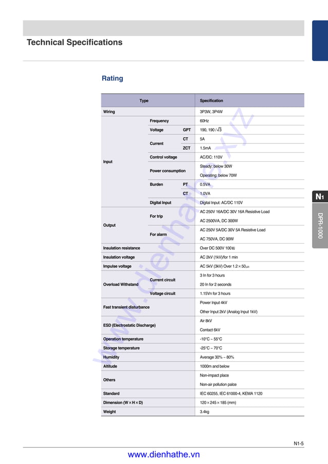 Ls catalog thiet bi tu dong dpr 1000-e | PDF
