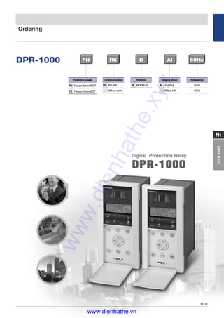 Ls catalog thiet bi tu dong dpr 1000-e | PDF