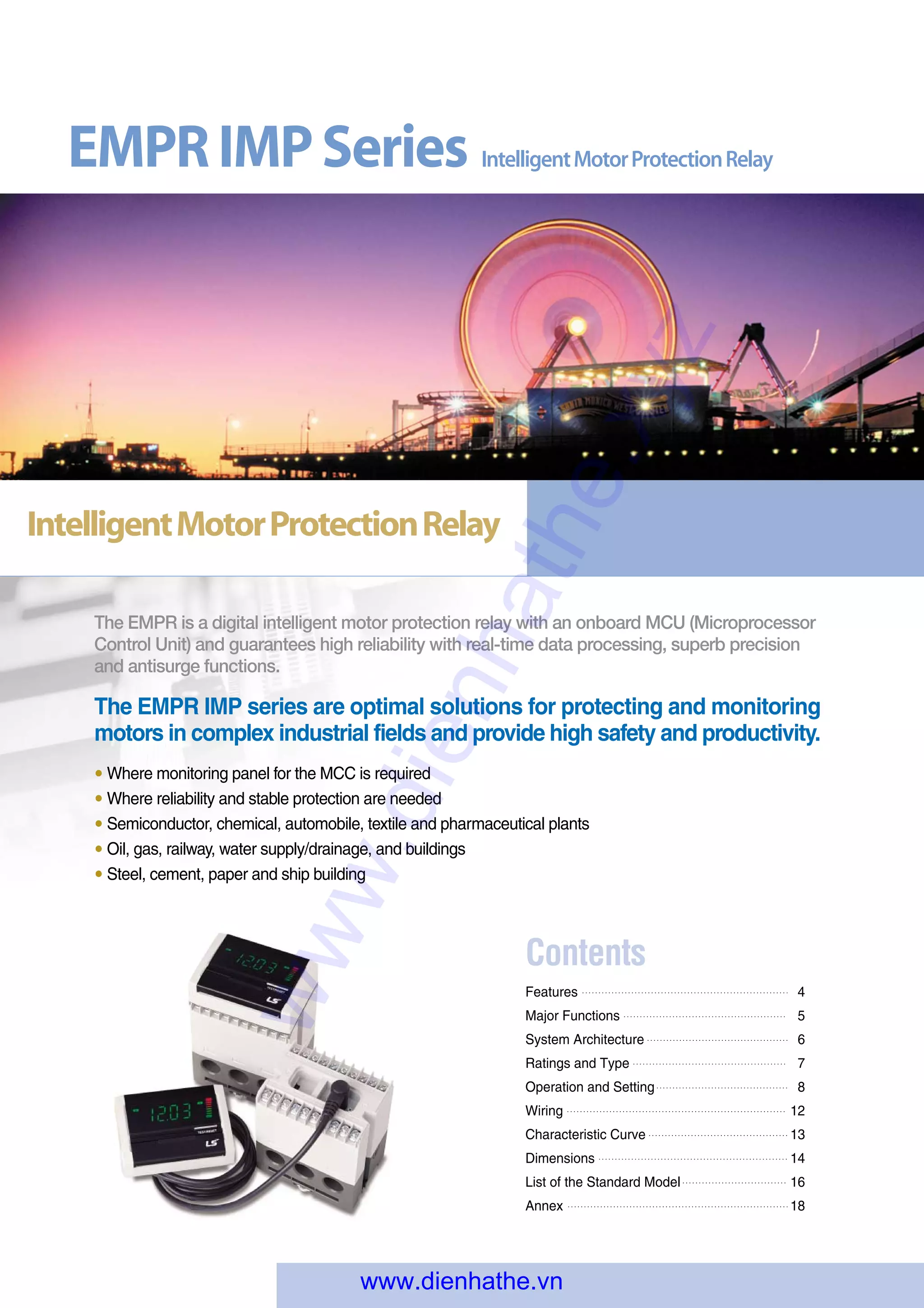 Ls catalog thiet bi tu dong imp intelligent motor_protectionrelay_e_0910 | PDF