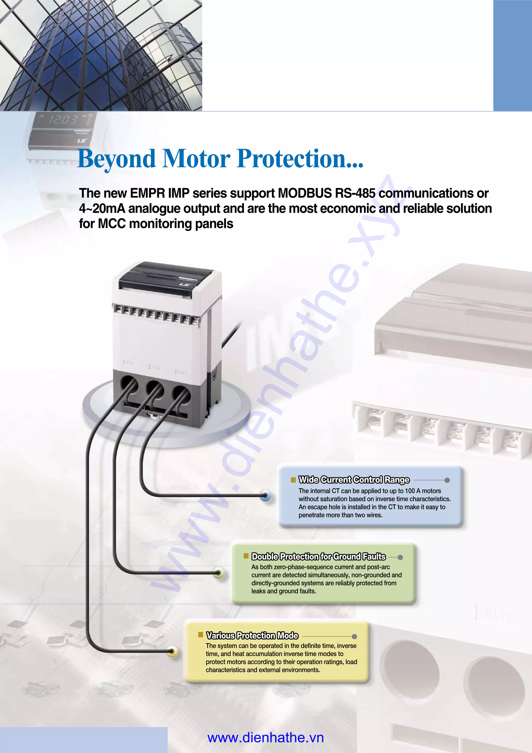 Ls catalog thiet bi tu dong imp intelligent motor_protectionrelay_e_0910 | PDF