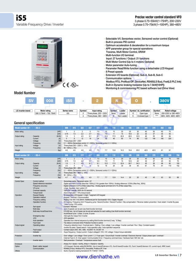 Ls catalog thiet bi tu dong inverter e_1010 | PDF