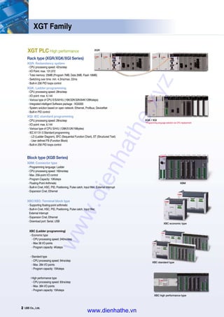 Ls catalog thiet bi tu dong plc leaflet_e_201107 | PDF