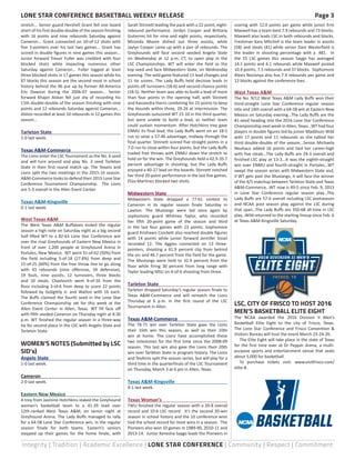 LSC Basketball Weekly Release (02/29/16) | PDF | College Basketball ...