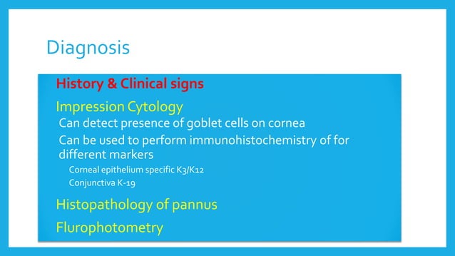 Limbal Stem Cell Deficiency & its management | PPTX