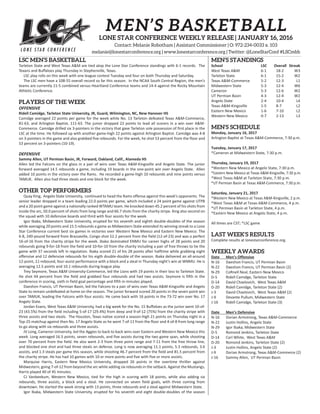 LSC Men's Basketball Weekly Release (01/16/17) | PDF