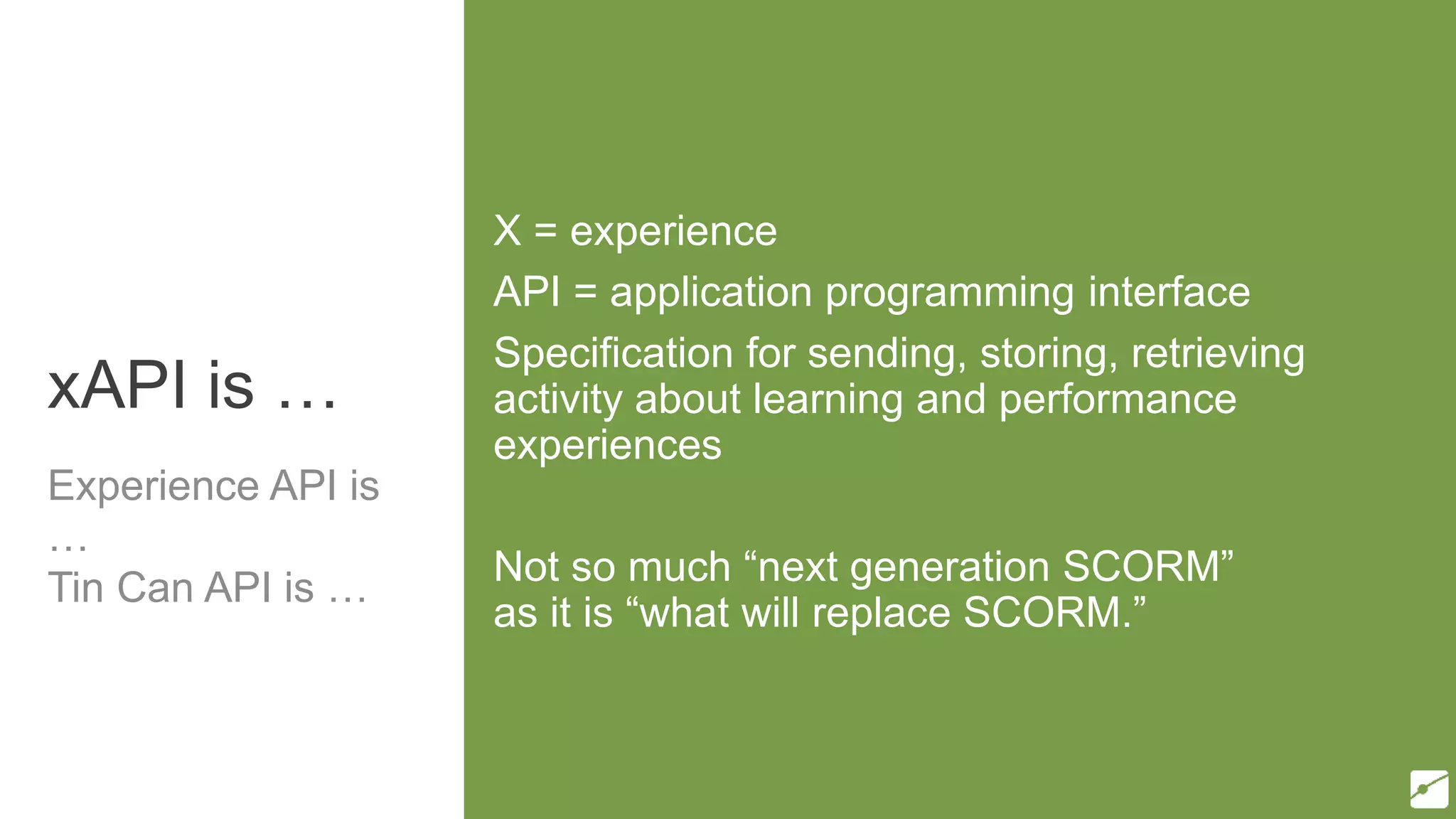 LSCon 407 Building the xAPI Learning Ecosystem of Your Dreams | PPT