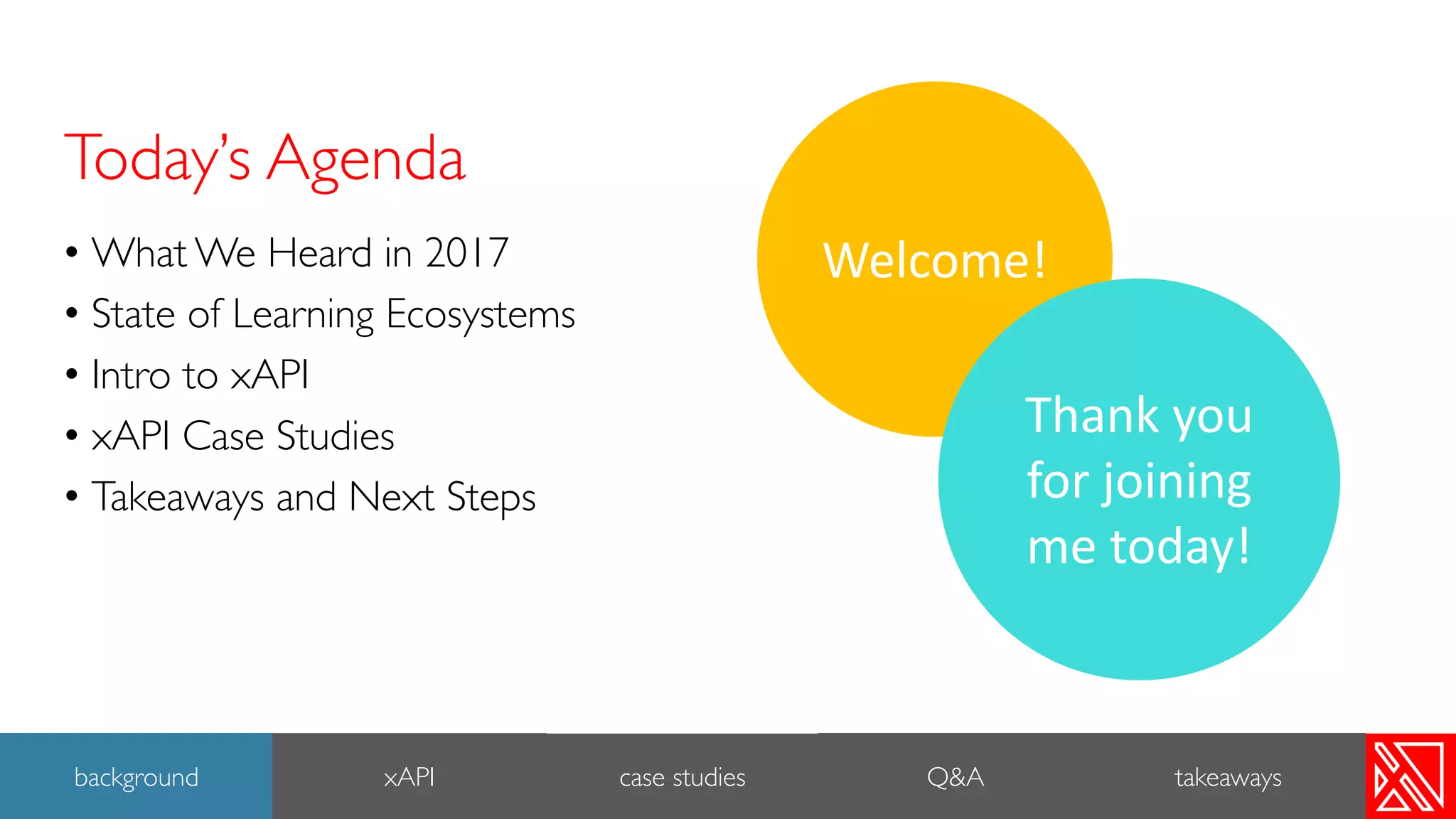 Modern Learning Ecosystem Design with xAPI | PPT