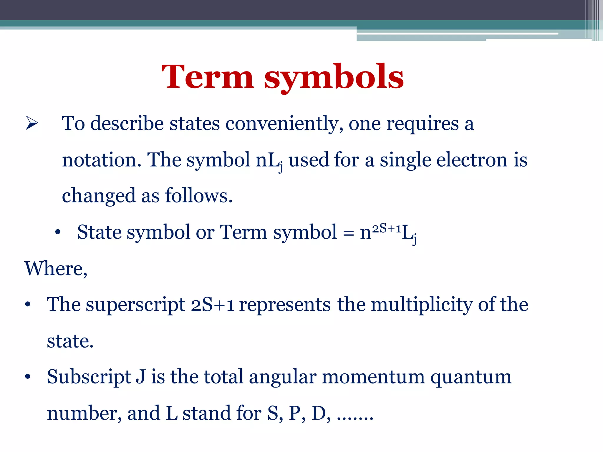 LS coupling | PDF