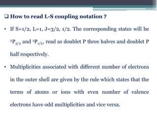 LS coupling | PDF