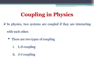 LS coupling | PDF