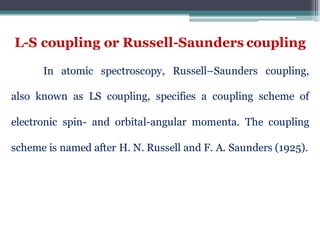 LS coupling | PDF