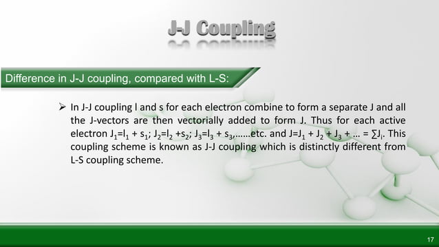 Ls coupling presentation | PDF | Chemistry | Science