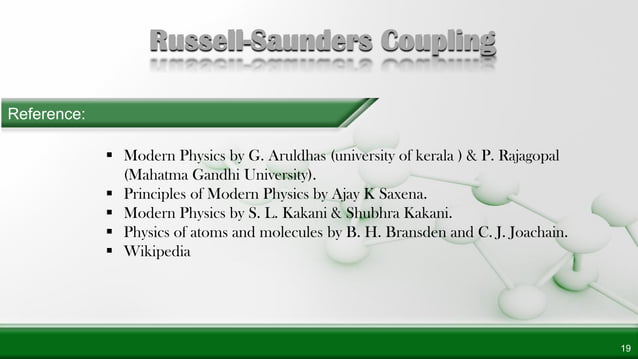 Ls coupling presentation | PDF | Chemistry | Science