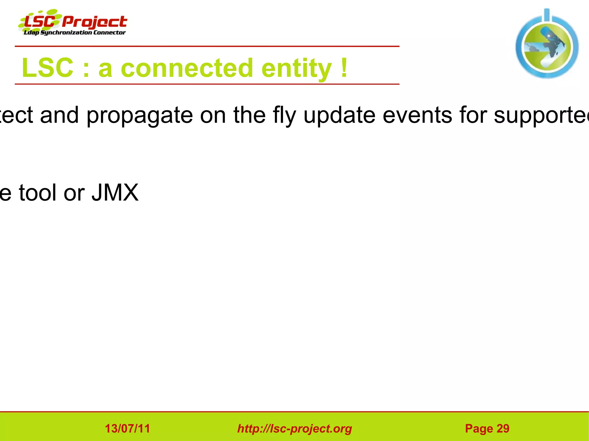 Ldap Synchronization Connector @ 2011.RMLL