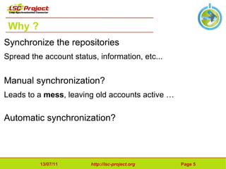 Ldap Synchronization Connector @ 2011.RMLL