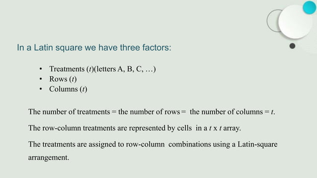 LATIN SQUARE DESIGN - RESEARCH DESIGN | PPTX