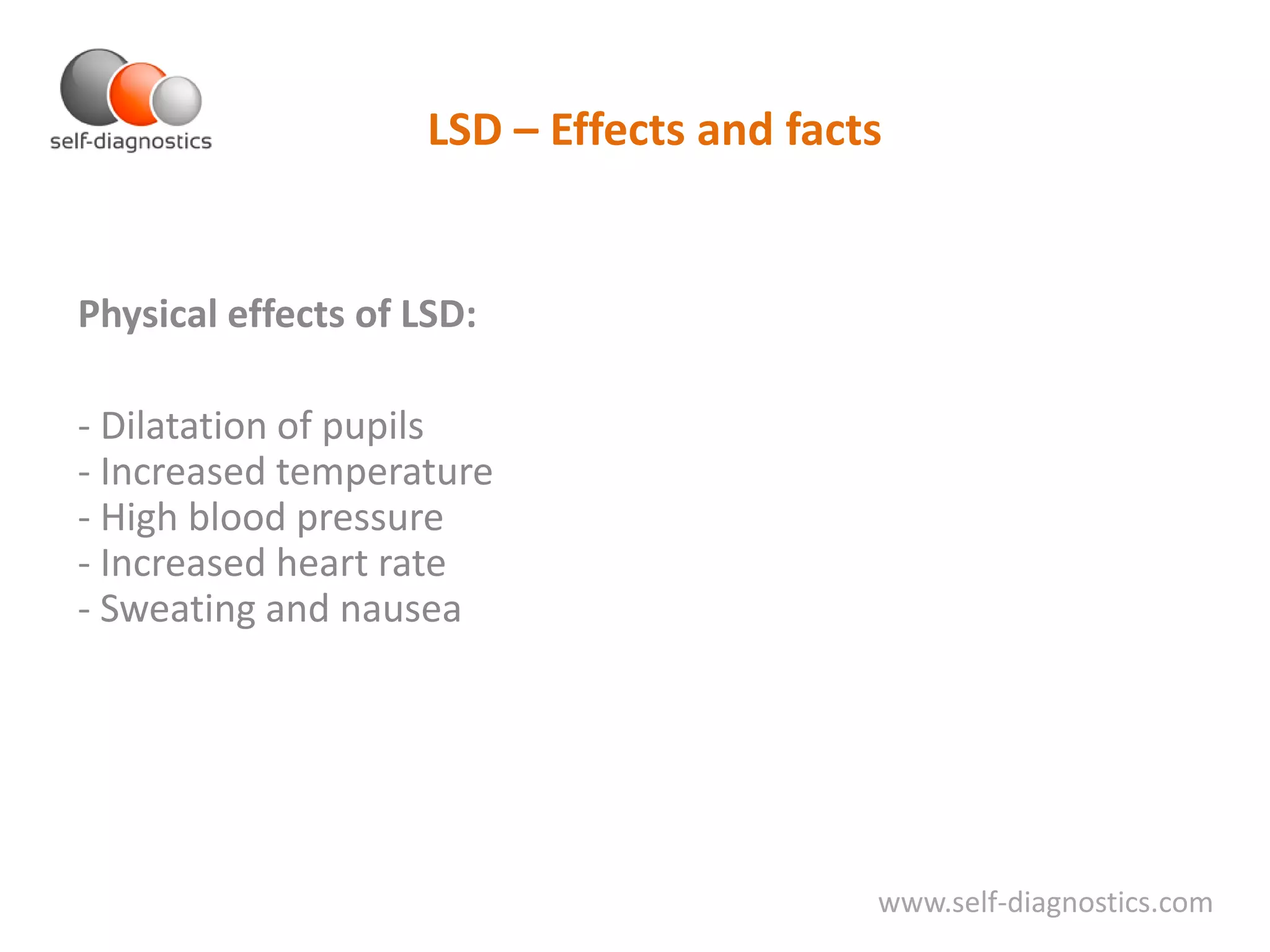LSD - effects and facts | PDF