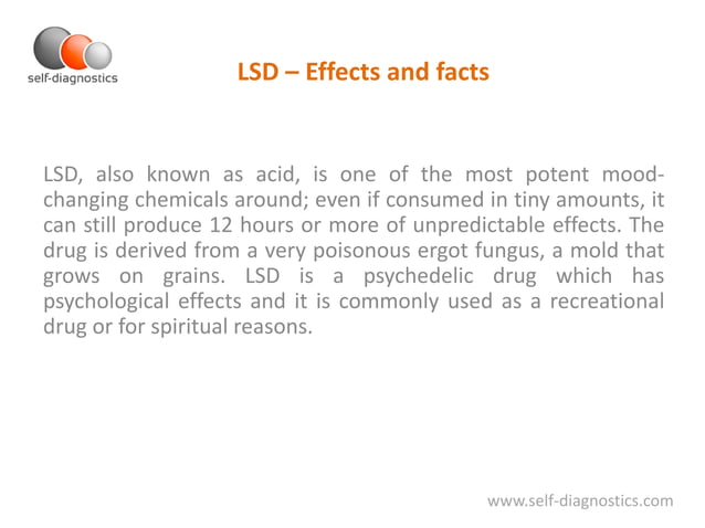 LSD - effects and facts | PDF
