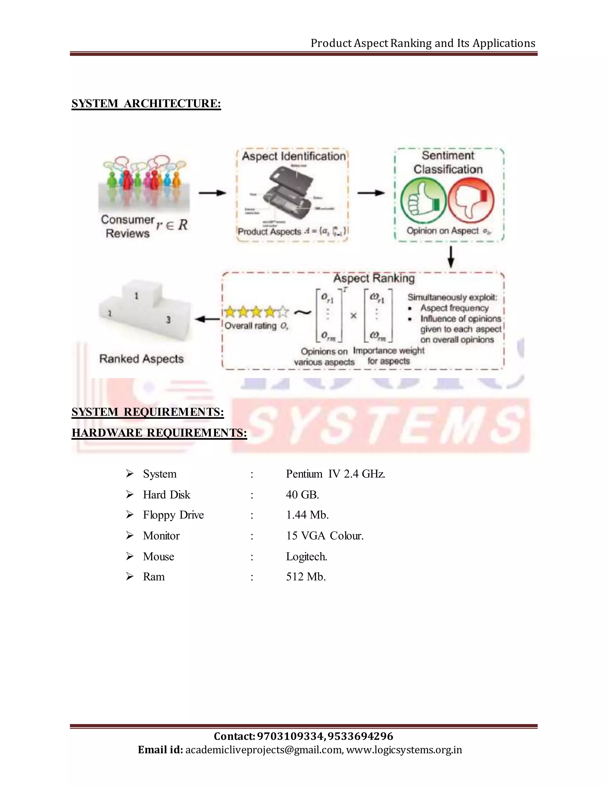 product aspect ranking and applications | PDF