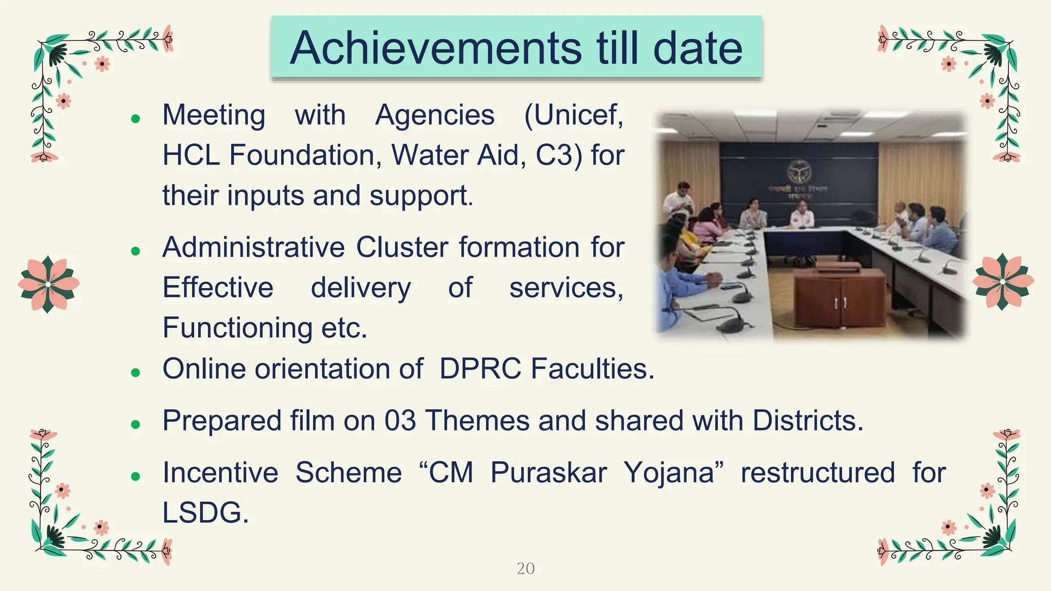 LSDG- UTTAR PRADESH Capacity building of nodal departments.ppt