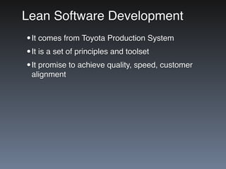 Lean Software Development | PDF