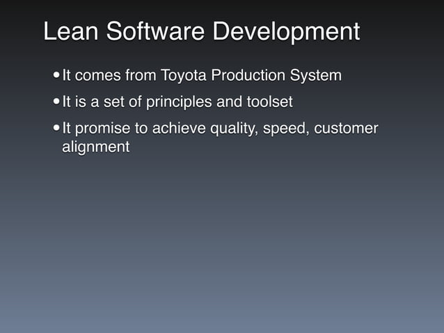 Lean Software Development | PDF