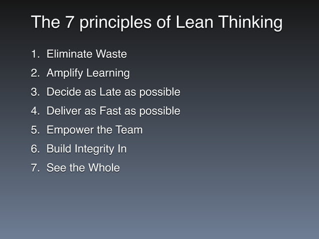 Lean Software Development | PDF