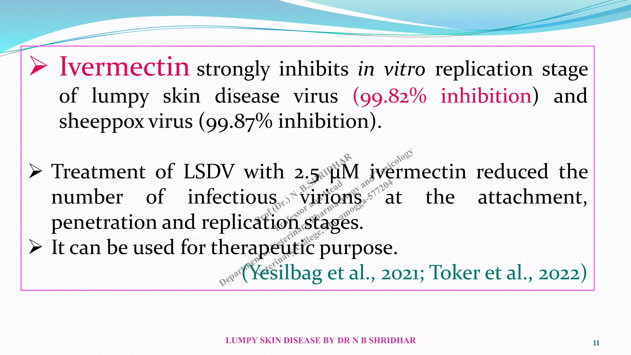 LUMPY SKIN DISEASE : AN UPDATE ON TREATMENT AND VACCINATION | PDF