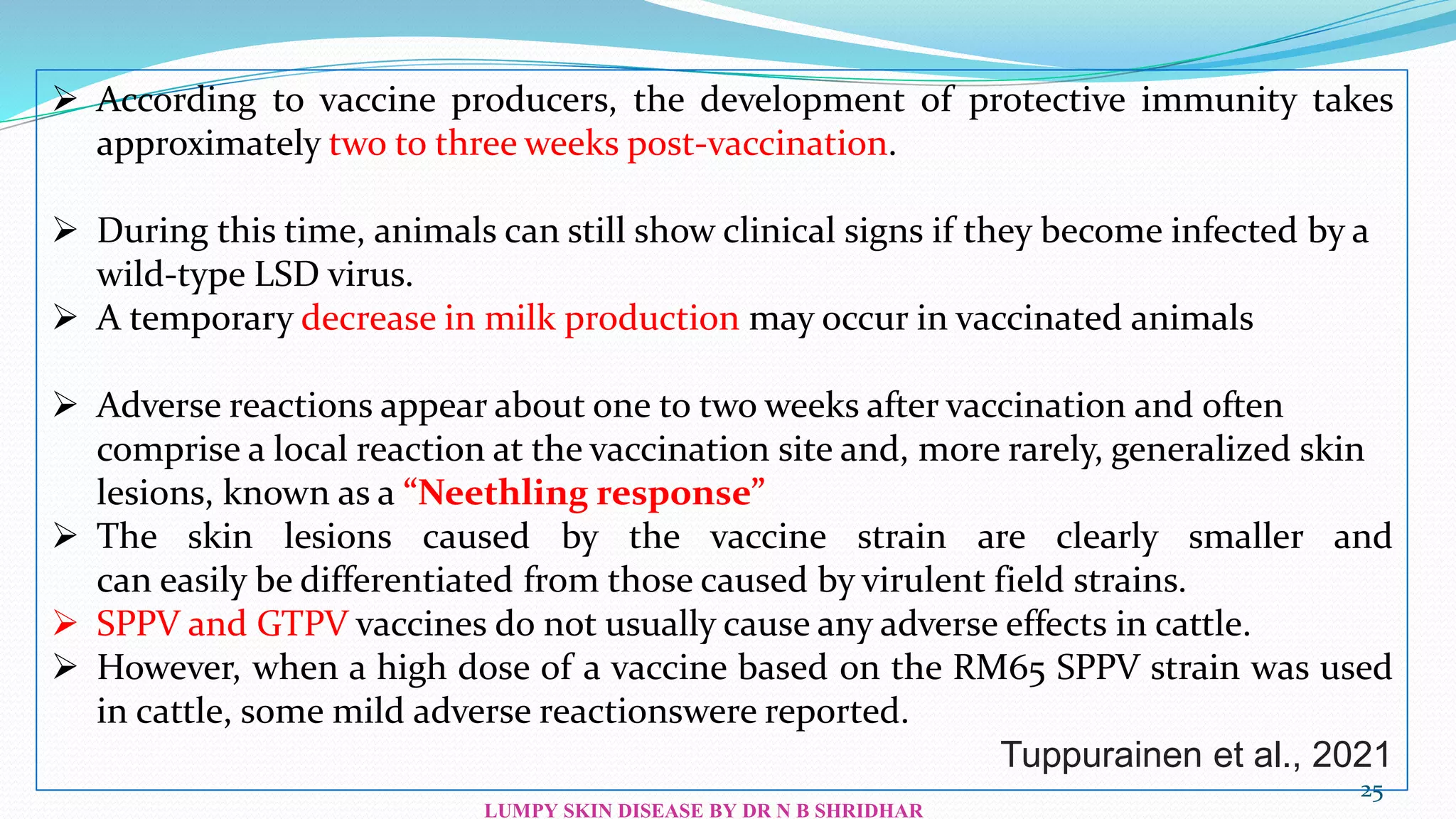 LUMPY SKIN DISEASE : AN UPDATE ON TREATMENT AND VACCINATION | PDF