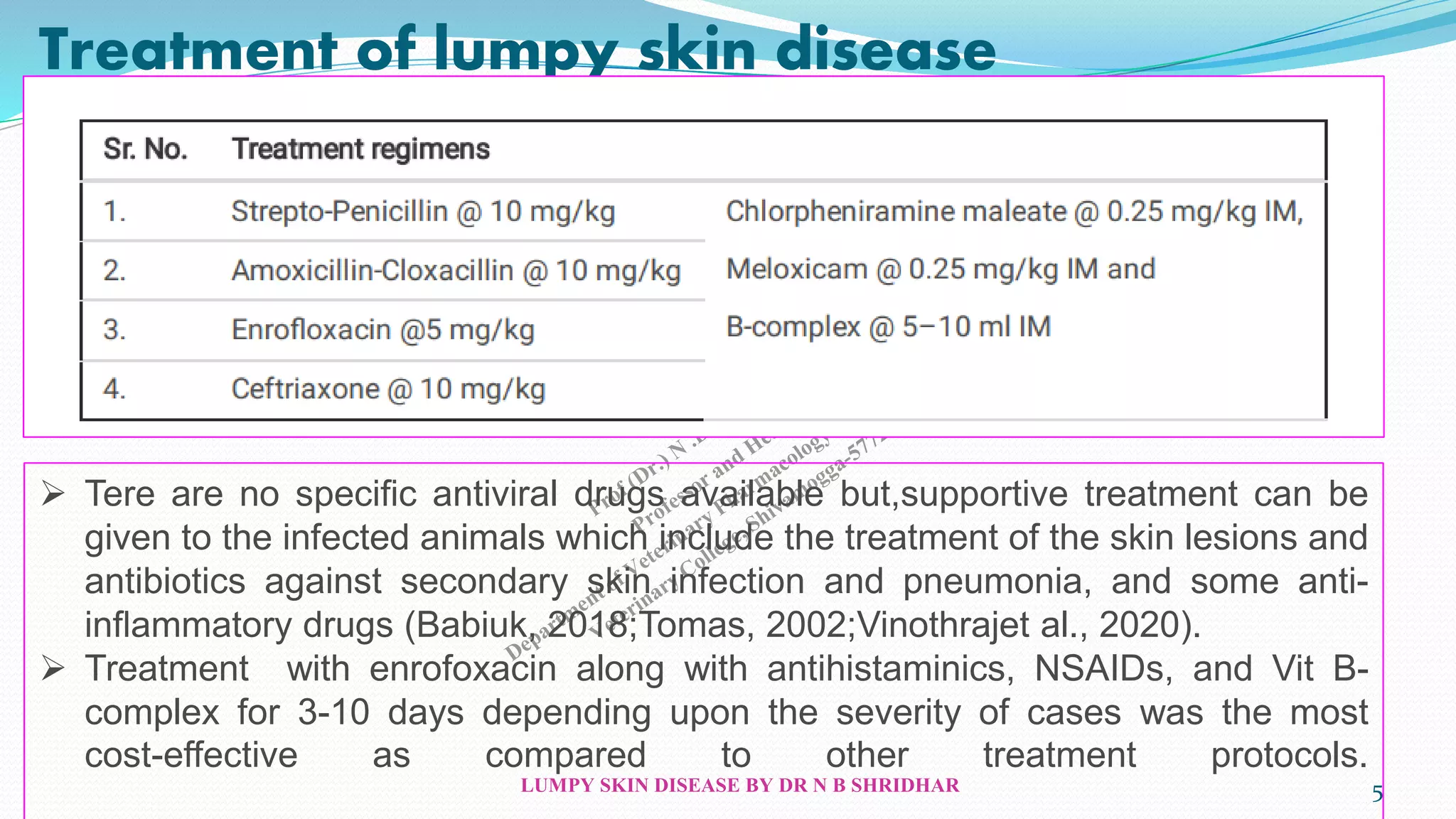 LUMPY SKIN DISEASE : AN UPDATE ON TREATMENT AND VACCINATION | PDF