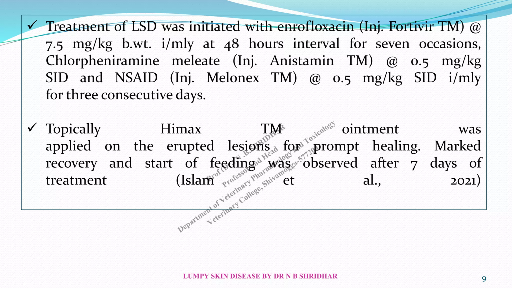 LUMPY SKIN DISEASE : AN UPDATE ON TREATMENT AND VACCINATION | PDF