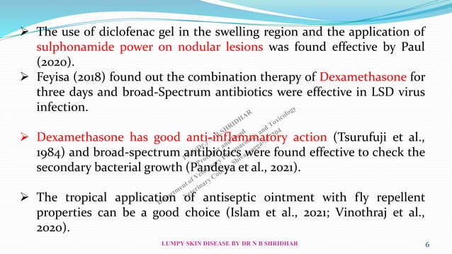 LUMPY SKIN DISEASE : AN UPDATE ON TREATMENT AND VACCINATION | PDF ...