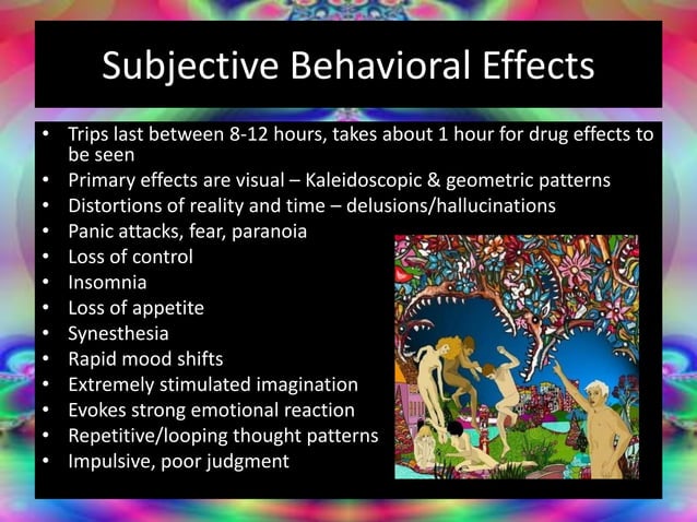 LSD: The Basics | PPTX | Pharmaceutical Drugs | Medical Health