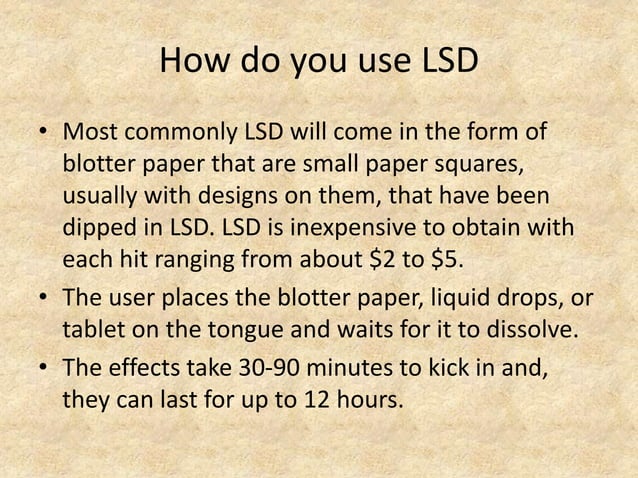 Lsd presentation | PPTX | Illegal Drugs, Tobacco, eCigarettes, Vaping ...