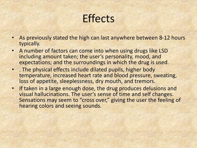 Lsd presentation | PPTX | Illegal Drugs, Tobacco, eCigarettes, Vaping ...