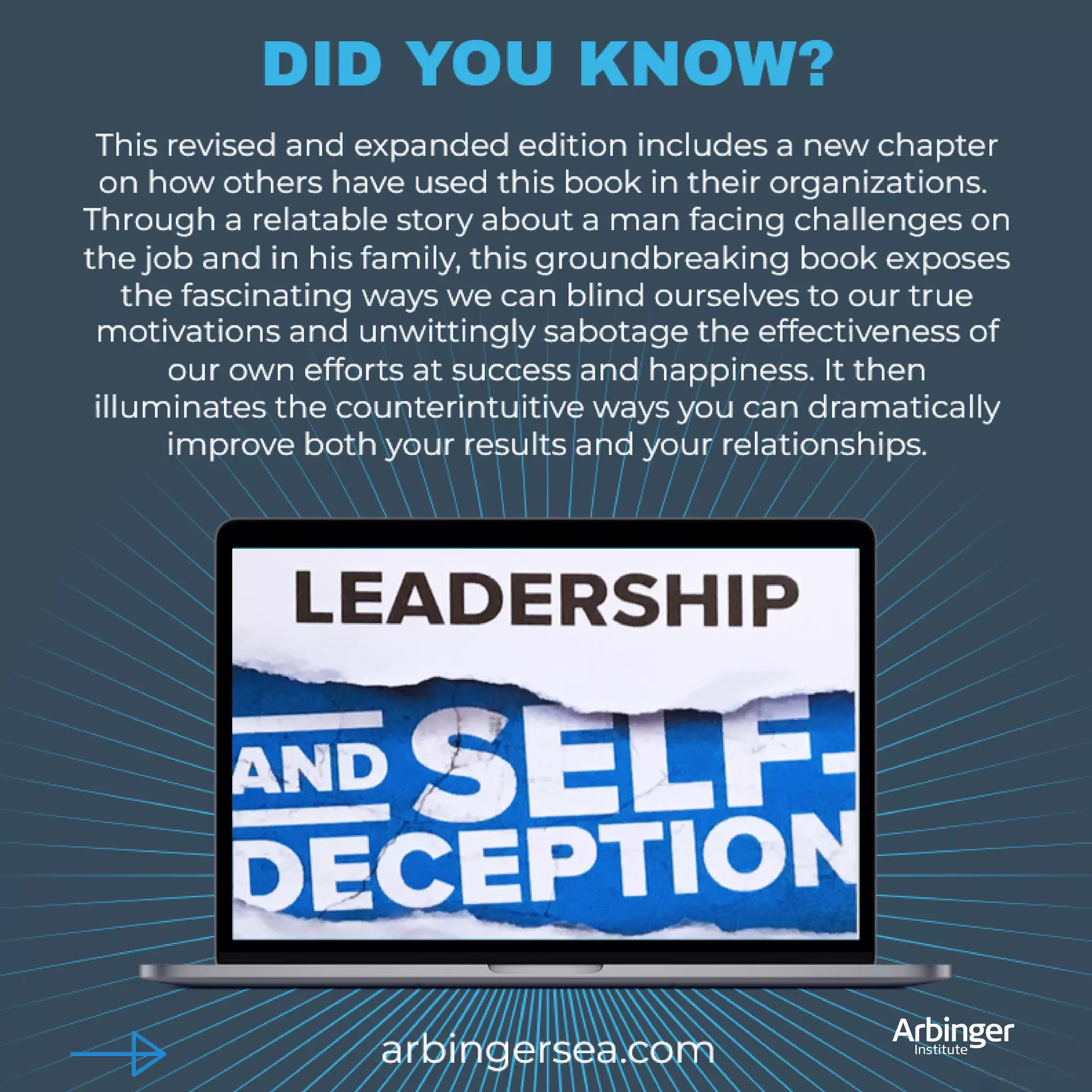 Leadership and Self-Deception: Harnessing Motivation, Resolving ...