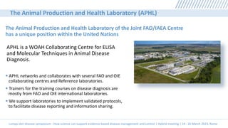 LSD symposium - G. Cattoli - Lessons from ten years of experience ...