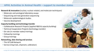 LSD symposium - G. Cattoli - Lessons from ten years of experience ...