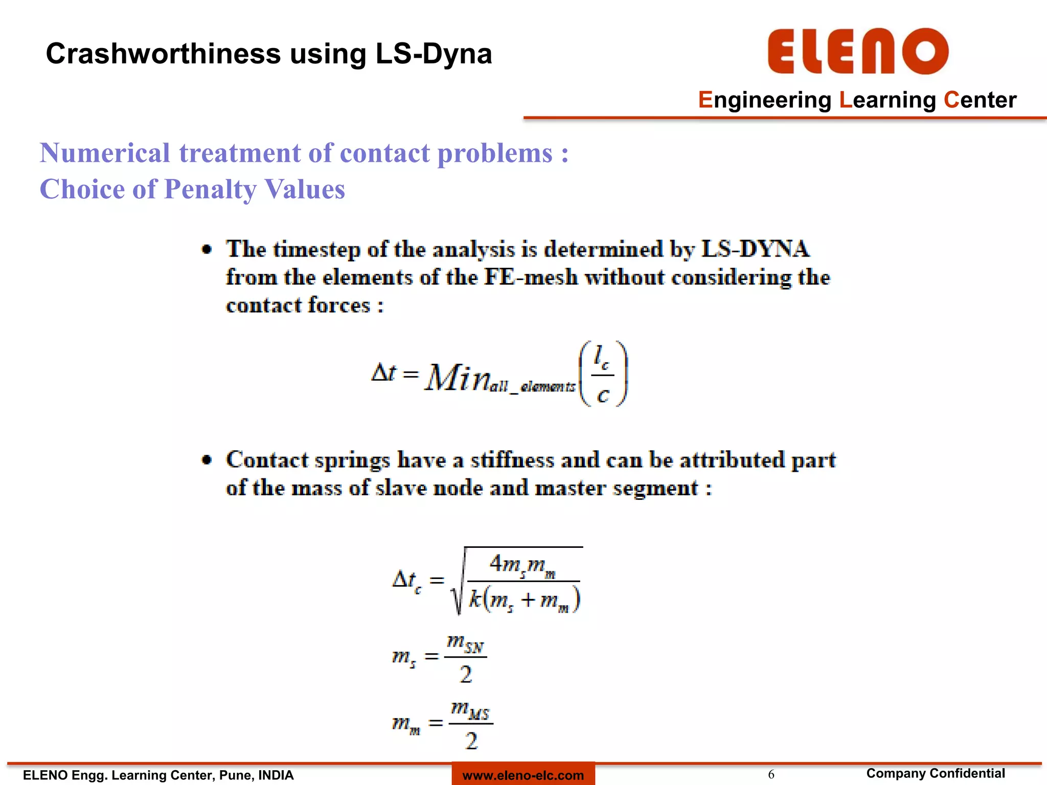 Ls dyna contacts_training_eleno | PDF