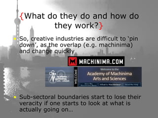 Introduction to the Creative Industries | PPT