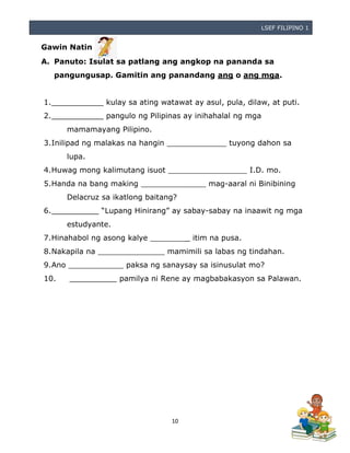 Module grade 1 | PDF