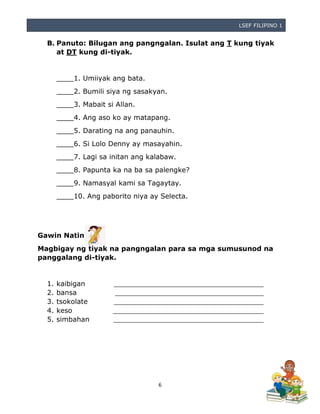 Module grade 1 | PDF