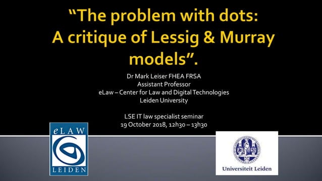 The Problem with dots: A critique of the Lessig and Murray models ...