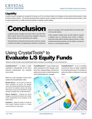 Long/Short Equity Hedge Fund Strategy Paper | PDF