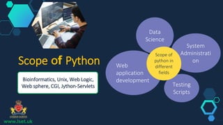 QUICK START GUIDE FOR PYTHON | PPT