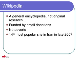 Wikipedia and Information literacy | PPT