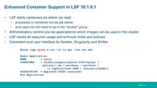 Container Support in IBM Spectrum LSF | PPT