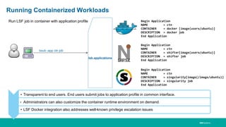 Container Support in IBM Spectrum LSF | PPT