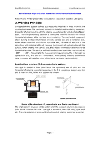 Rotation Luminaire Goniophotometer (Big Size) | PDF