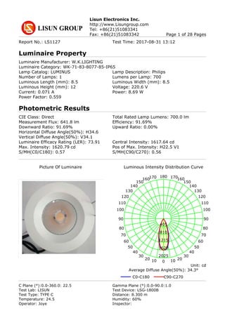 Rotation Luminaire Goniophotometer (Big Size) | PDF